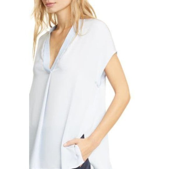 Vince | Tops | Vince Silk Blouse | Poshmark